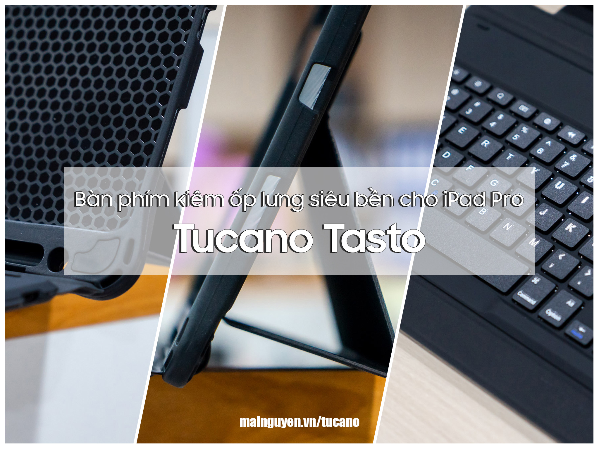 Mở hộp Tucano Tasto: Bàn phím kiêm ốp lưng cho iPad Pro, gõ đã, siêu ...