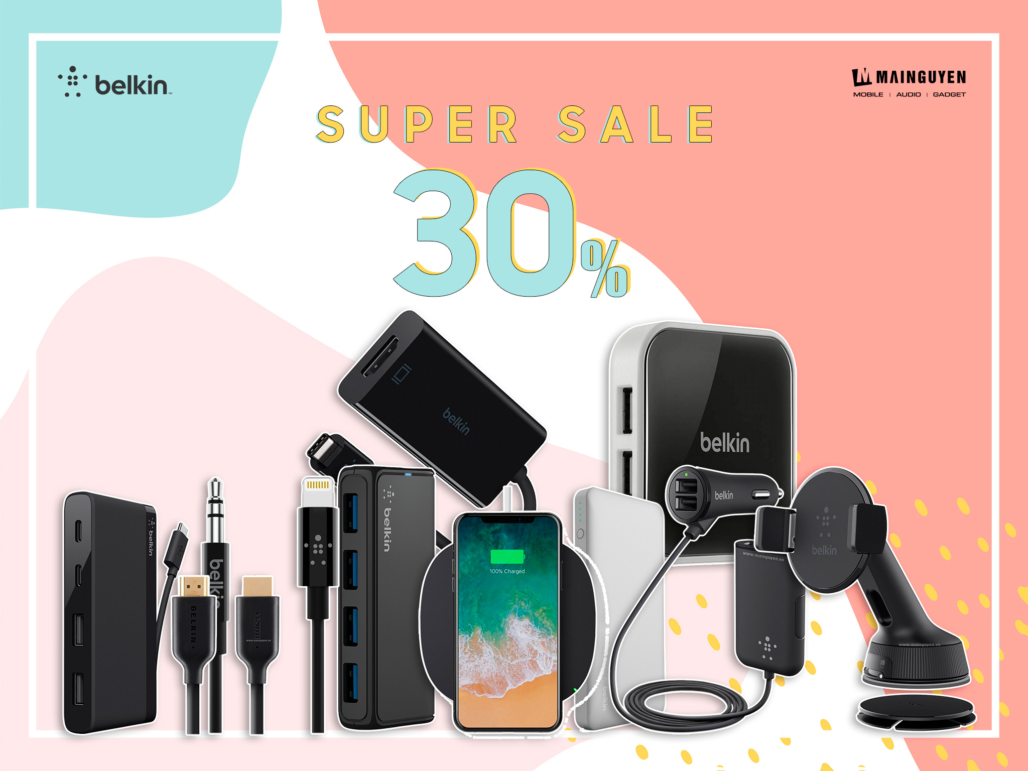 Belkin khuyến mãi lớn nhất trong năm - Toàn bộ các sản phẩm giảm tới 30 ...