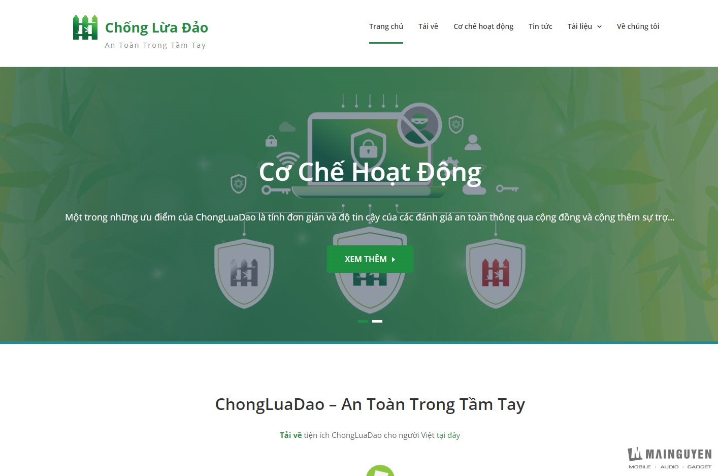 Trải nghiệm tiện ích ChongLuaDao của người Việt - Bảo vệ các trang web ...