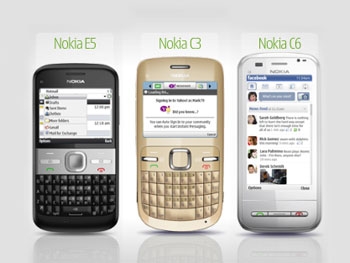 Nokia trình làng bộ ba C3, C6 và E5 | mainguyen.vn