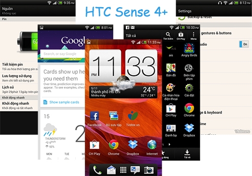 Những điểm mới của giao diện Sense 4+ trên nền Android Jelly Bean ...