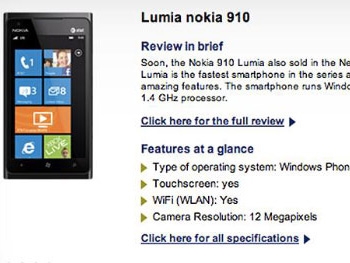 Nokia Lumia 910 chụp ảnh 12 'chấm' lộ diện | mainguyen.vn