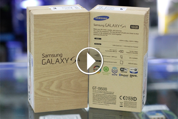 Khui hộp Samsung Galaxy S4 chính hãng tại Mai Nguyên | mainguyen.vn