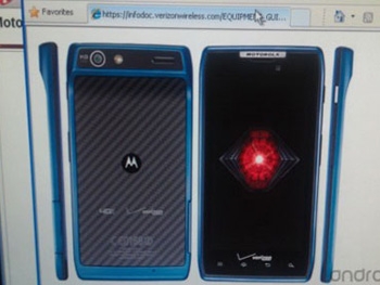 Motorola Razr thêm phiên bản màu xanh dương | mainguyen.vn
