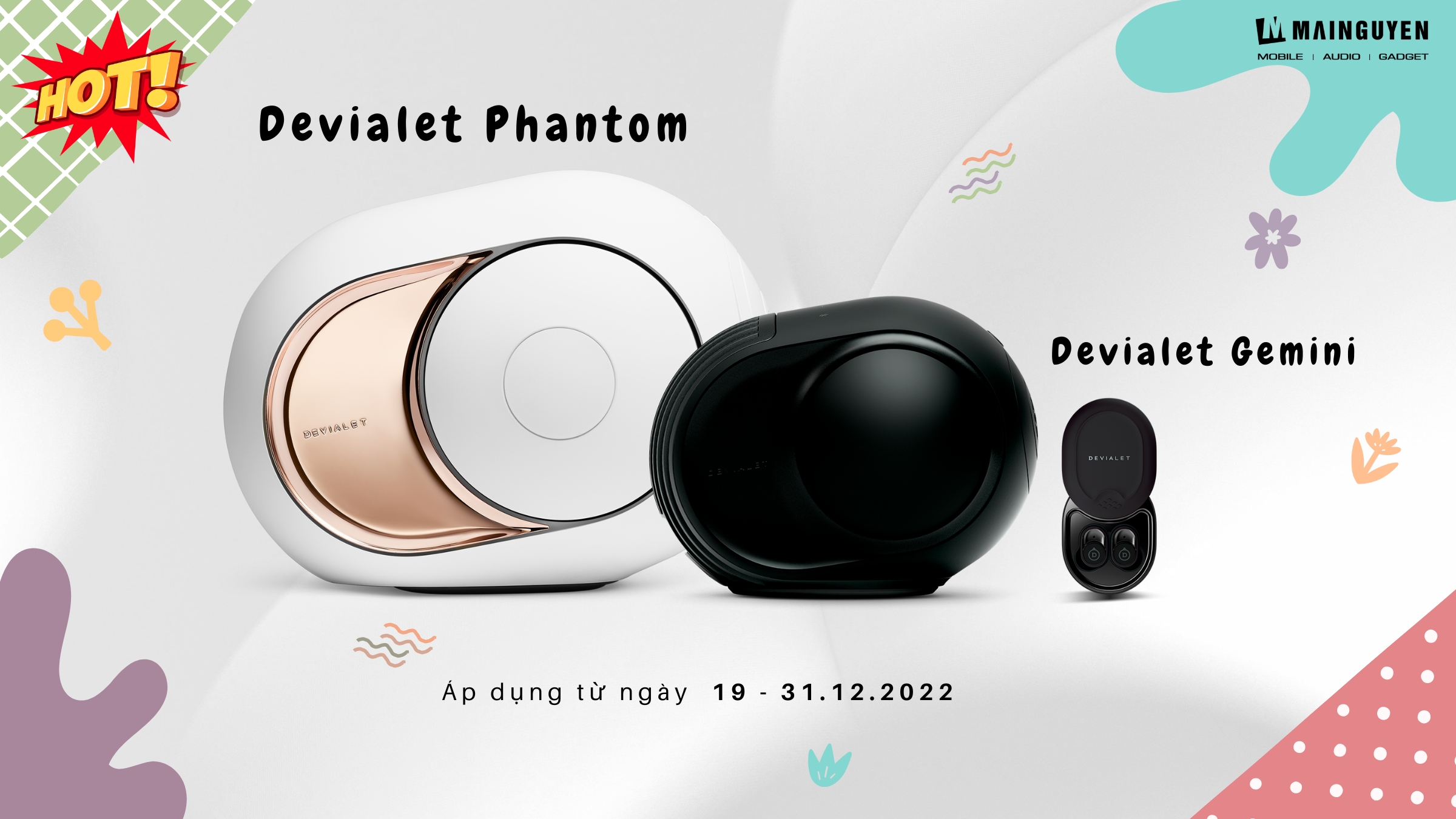 [HOT] Mua loa Devialet Phantom, tặng ngay tai nghe Devialet Gemini tại hệ thống Mai Nguyên, áp ...