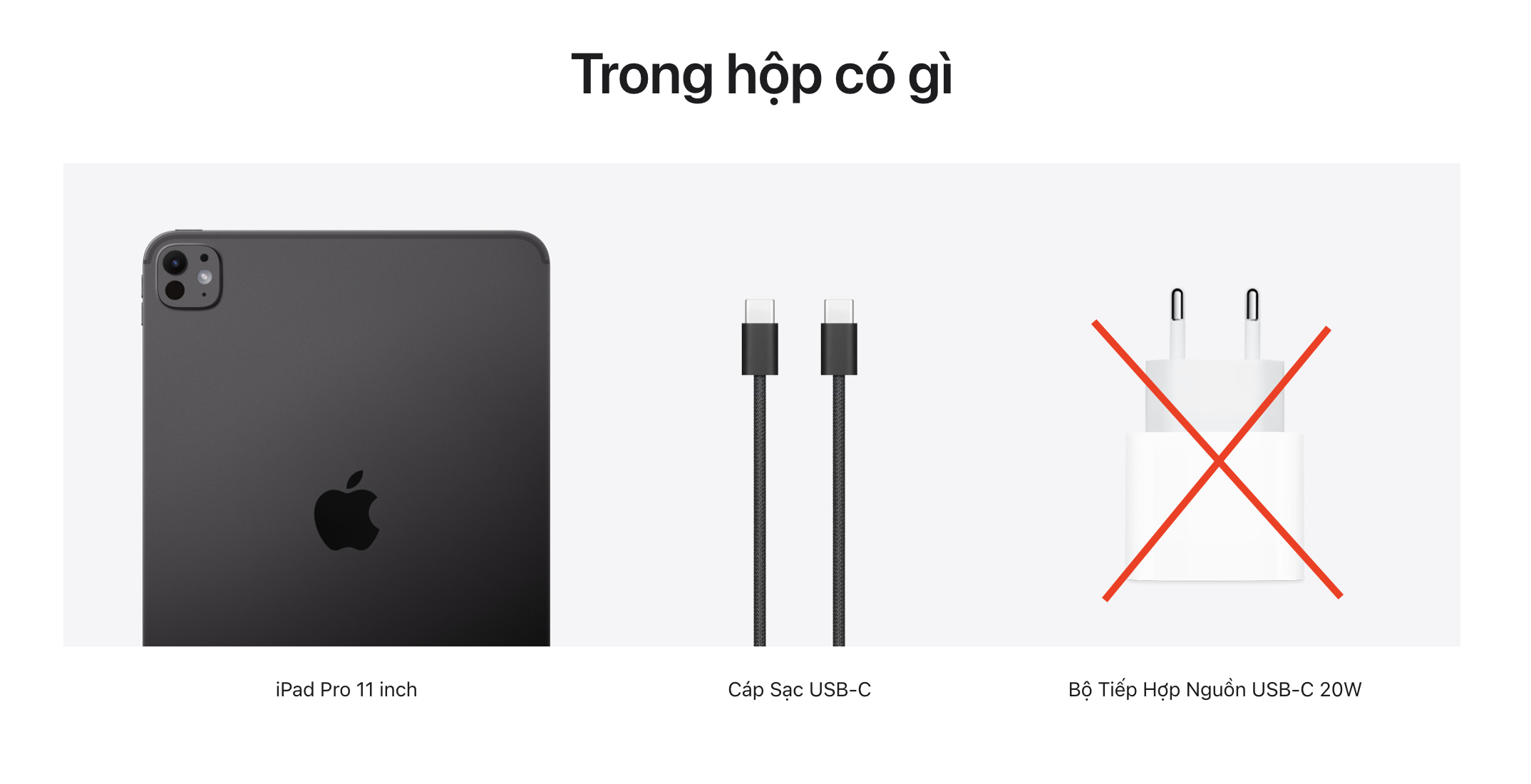 iPad Pro M4 và iPad Air M2 bị loại bỏ sạc USB-C 20W ở một số quốc gia ...