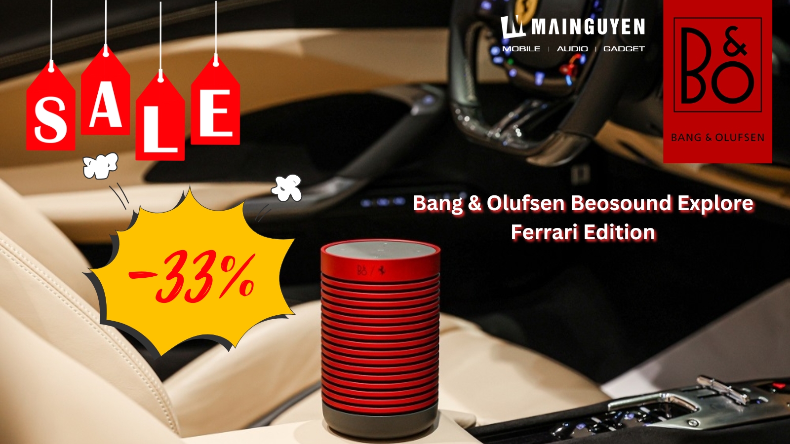 Sở hữu ngay loa B&O Beosound Explore Ferrari Edition với giá ưu đãi đặc ...